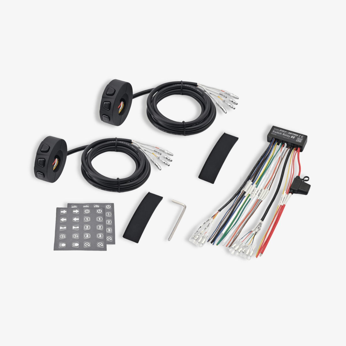 Daytona 3-Button Switch & EZ Relay Wiring Module | Cafe Racer Club