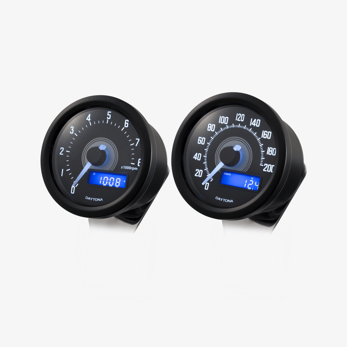 Daytona Velona 60 Analogue Speedo & Tacho Gauge Set | Cafe Racer Club