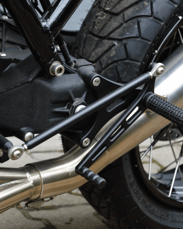 BMW K75/K100/K1100 Aluminium Rear Sets Complete Kit | Cafe Racer Club