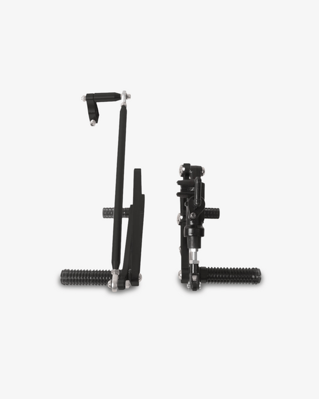 BMW K75/K100/K1100 Aluminium Rear Sets Complete Kit | Cafe Racer Club