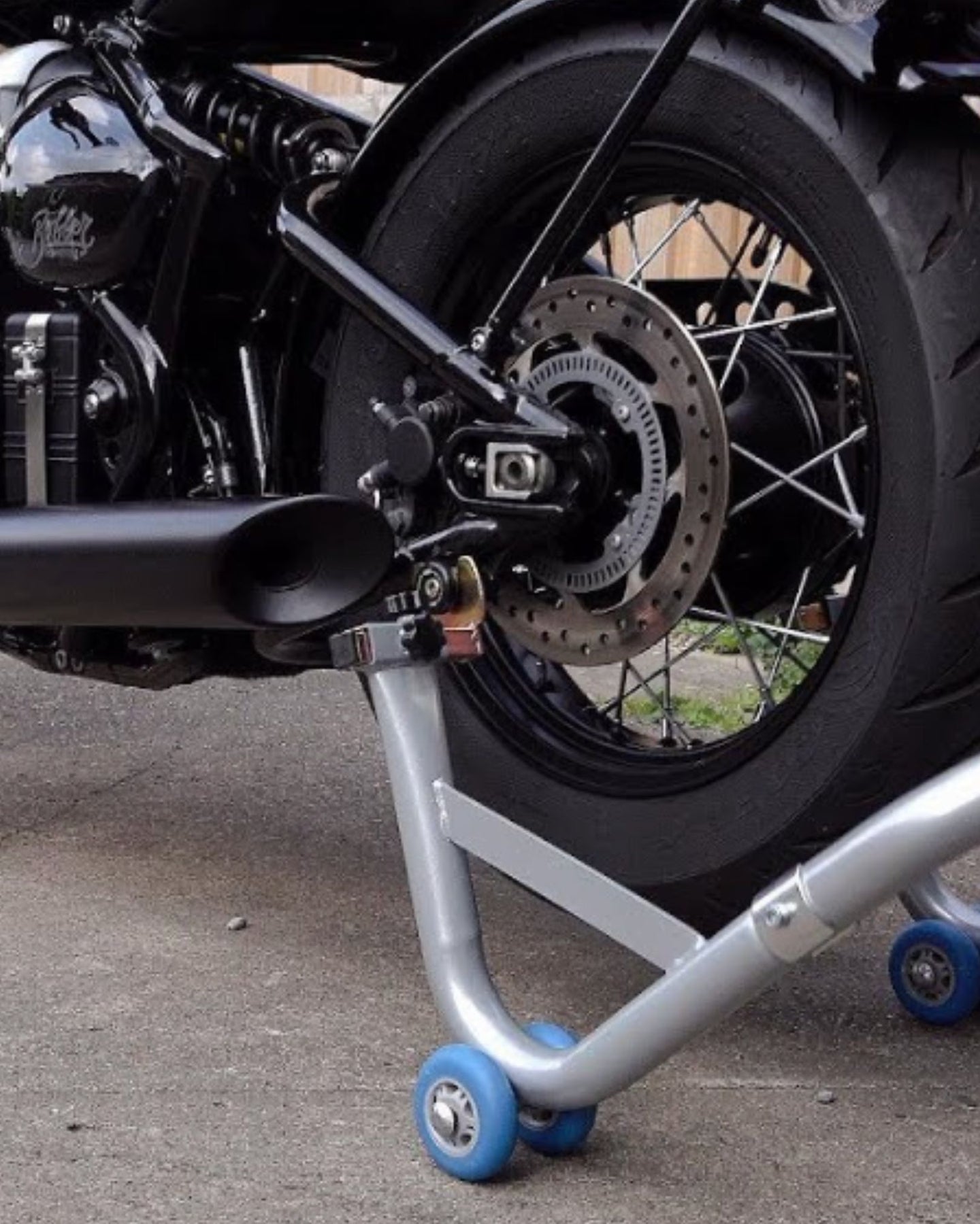Triumph Bobber Rear Axle Paddock Stand Bobbins | Cafe Racer Club