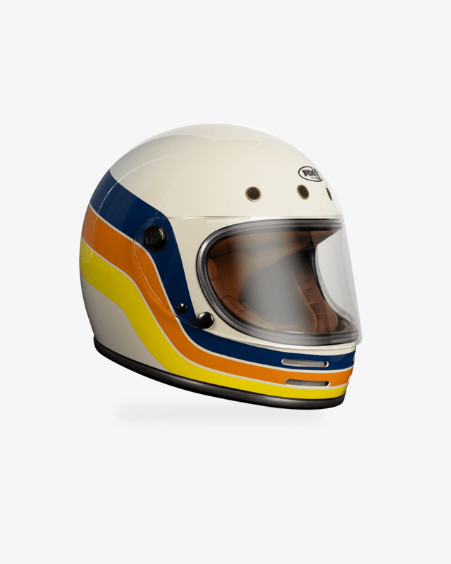 RXT Stone Helmet | Retro Vintage Full Face Helmet | Cafe Racer Club