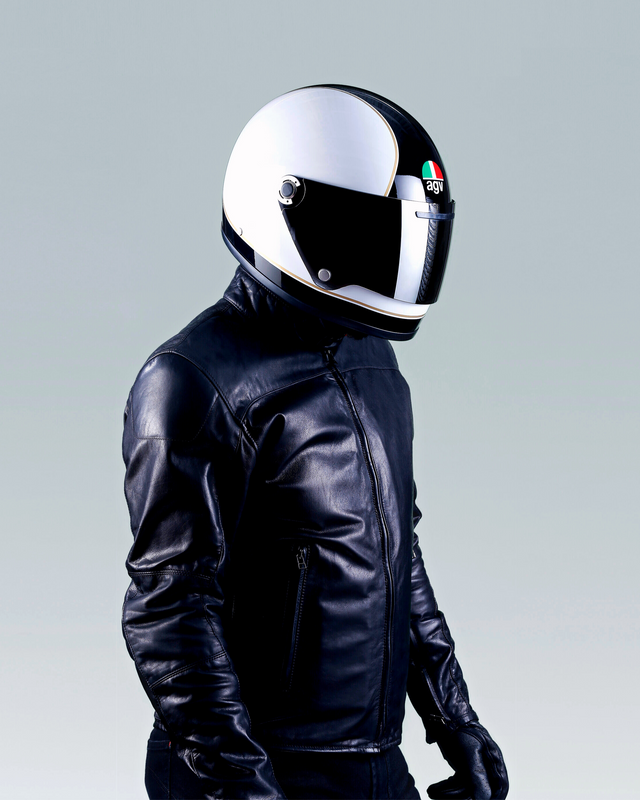 AGV X3000 Helmet | Retro Visor Full Face Helmet | Cafe Racer Club