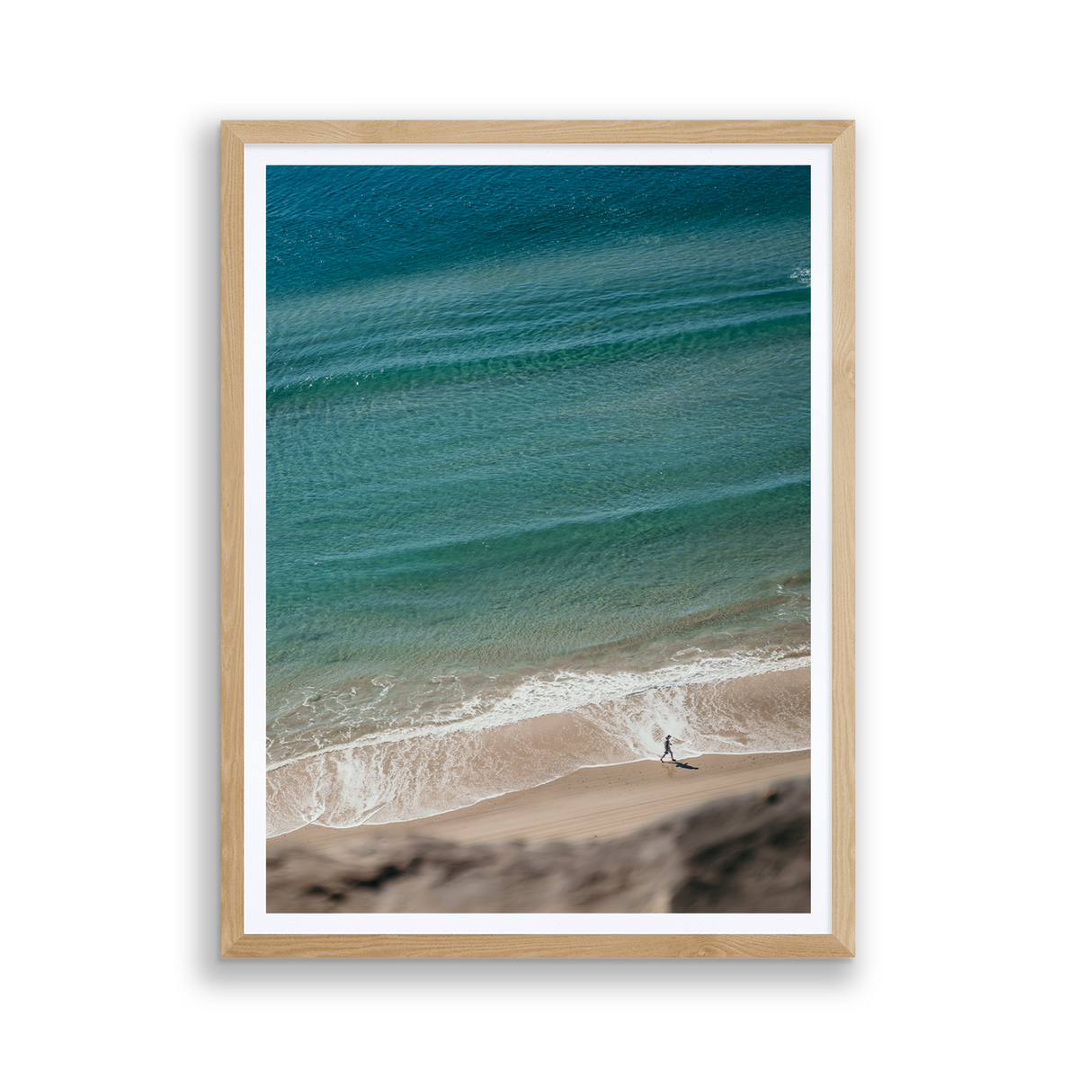 Leave Only Footprints | Giclée Fine Art Beach Print | Cafe Racer Club