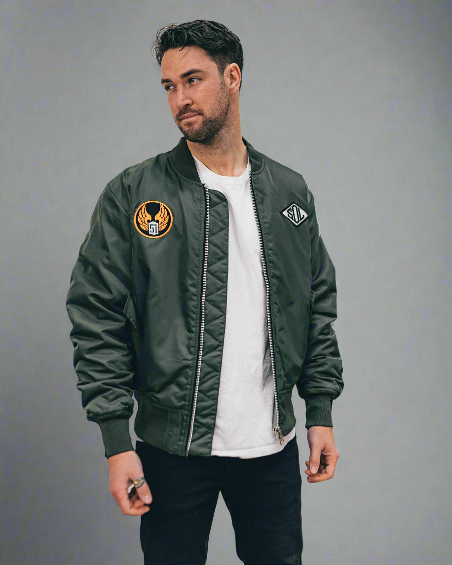 Stealth Bomber Puffer Jacket | Motorcycle Jackets | Cafe Racer Club